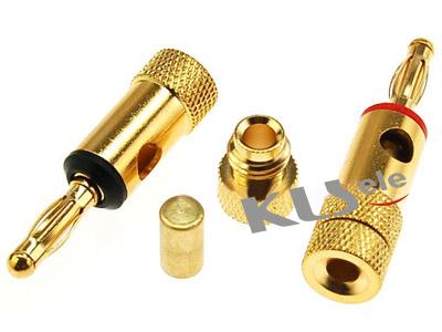 4mm Banana plug gold manufacturer & supplier - KLS Electronic Co.,Ltd.